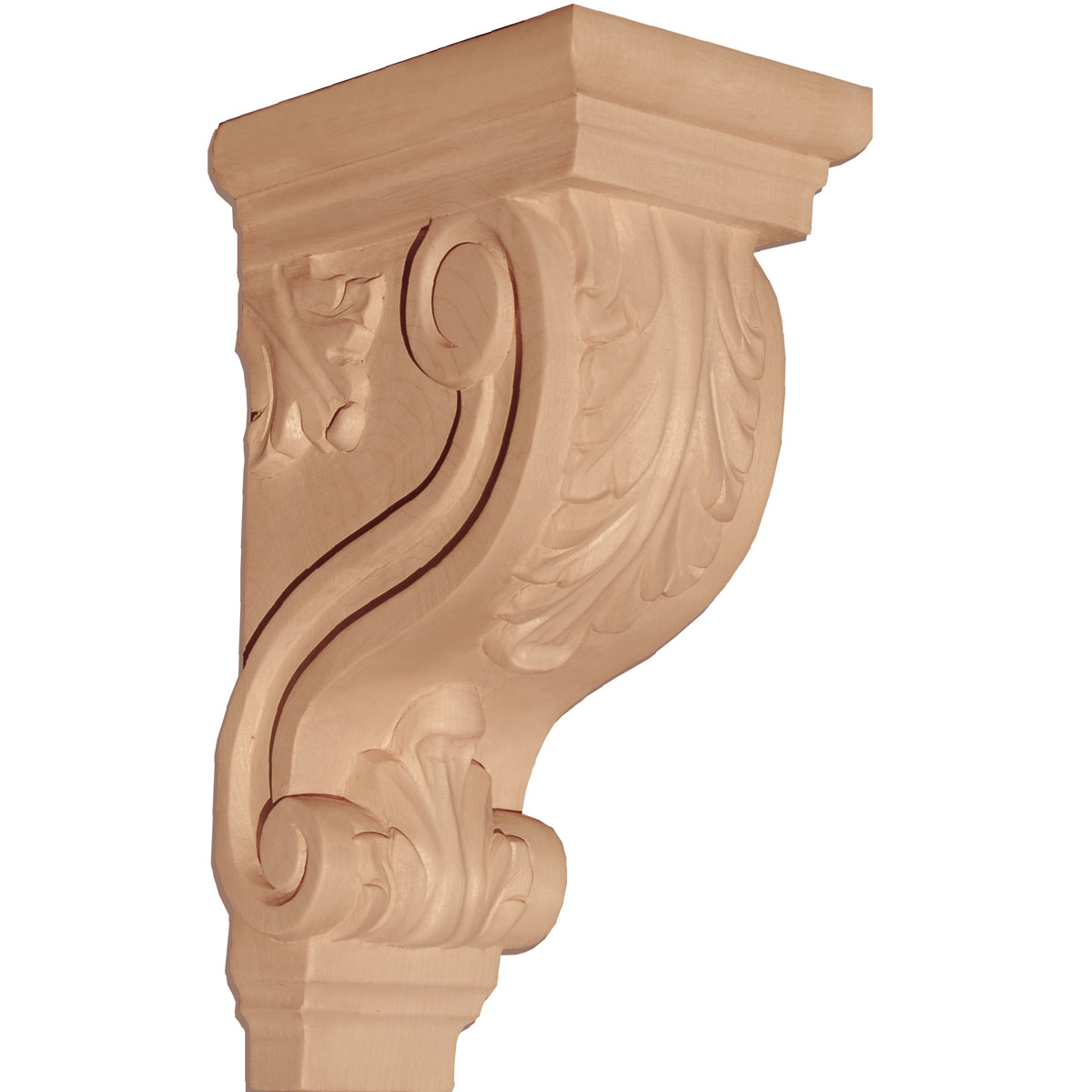 Reeded Kitchen Island Leg - Wood Carvings - Island Legs