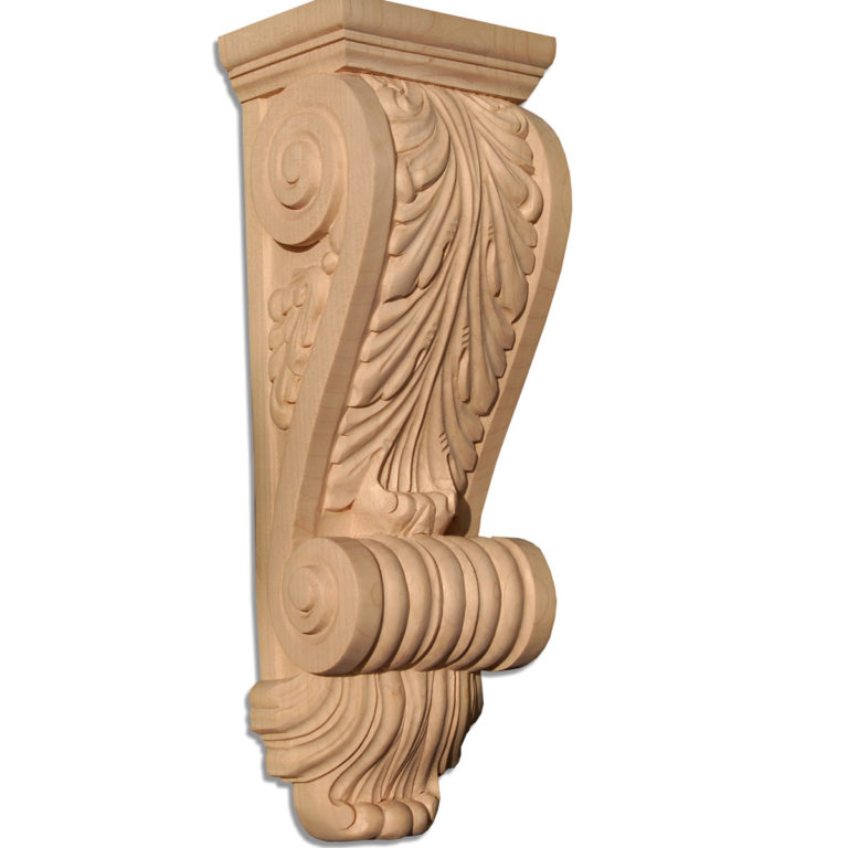 Reeded Kitchen Island Leg - Wood Carvings - Island Legs