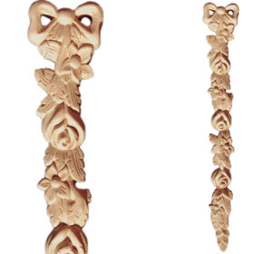 carved wood drops - wooden onlays - Inwiting Home