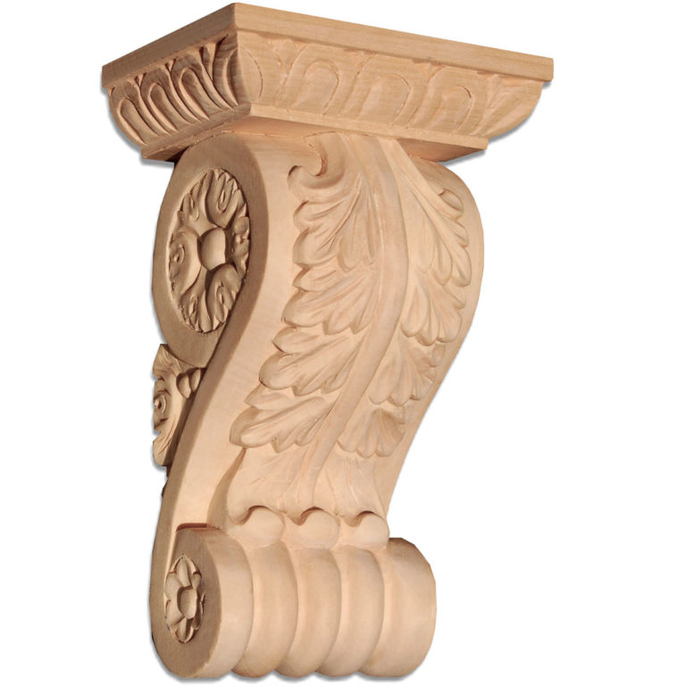 Reeded Kitchen Island Leg - Wood Carvings - Island Legs