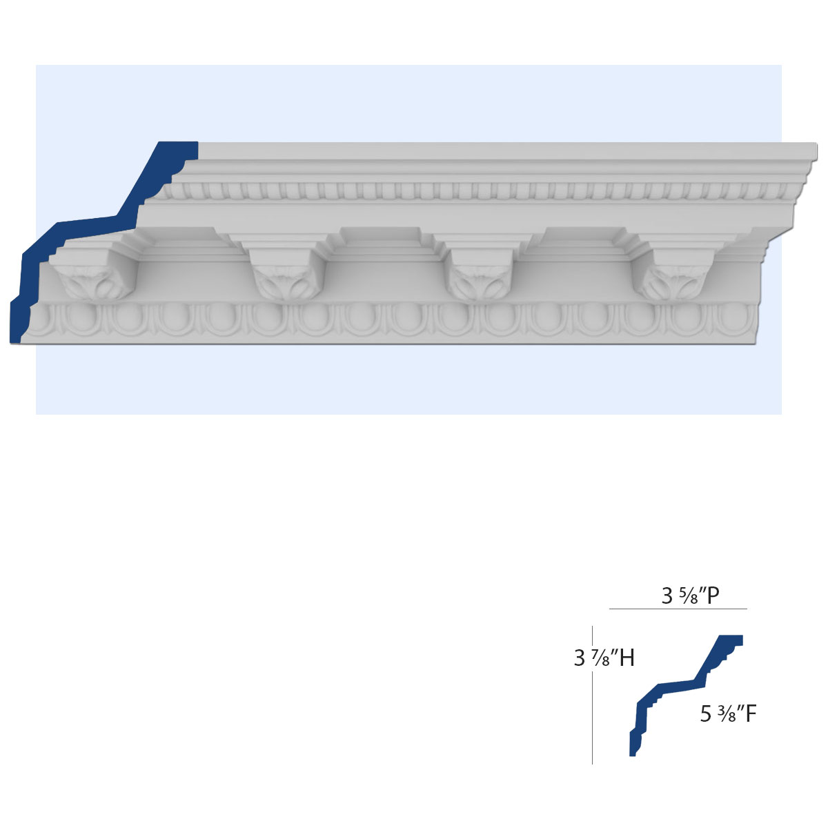 Modillion Crown Molding | Dentil & Egg-and-Dart