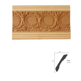Reeded Kitchen Island Leg - Wood Carvings - Island Legs