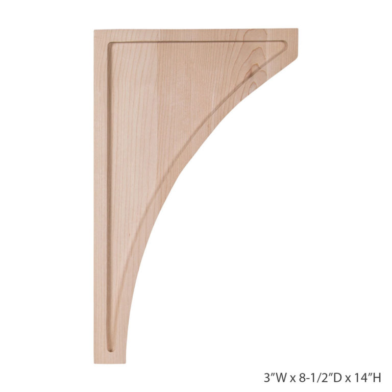Mission Wood Bracket - Corbels and Brackets - Wood Carvings