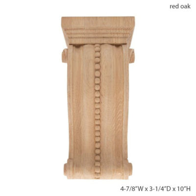 Running Bead Wood Corbel - Corbels and Brackets - Wood Carvings