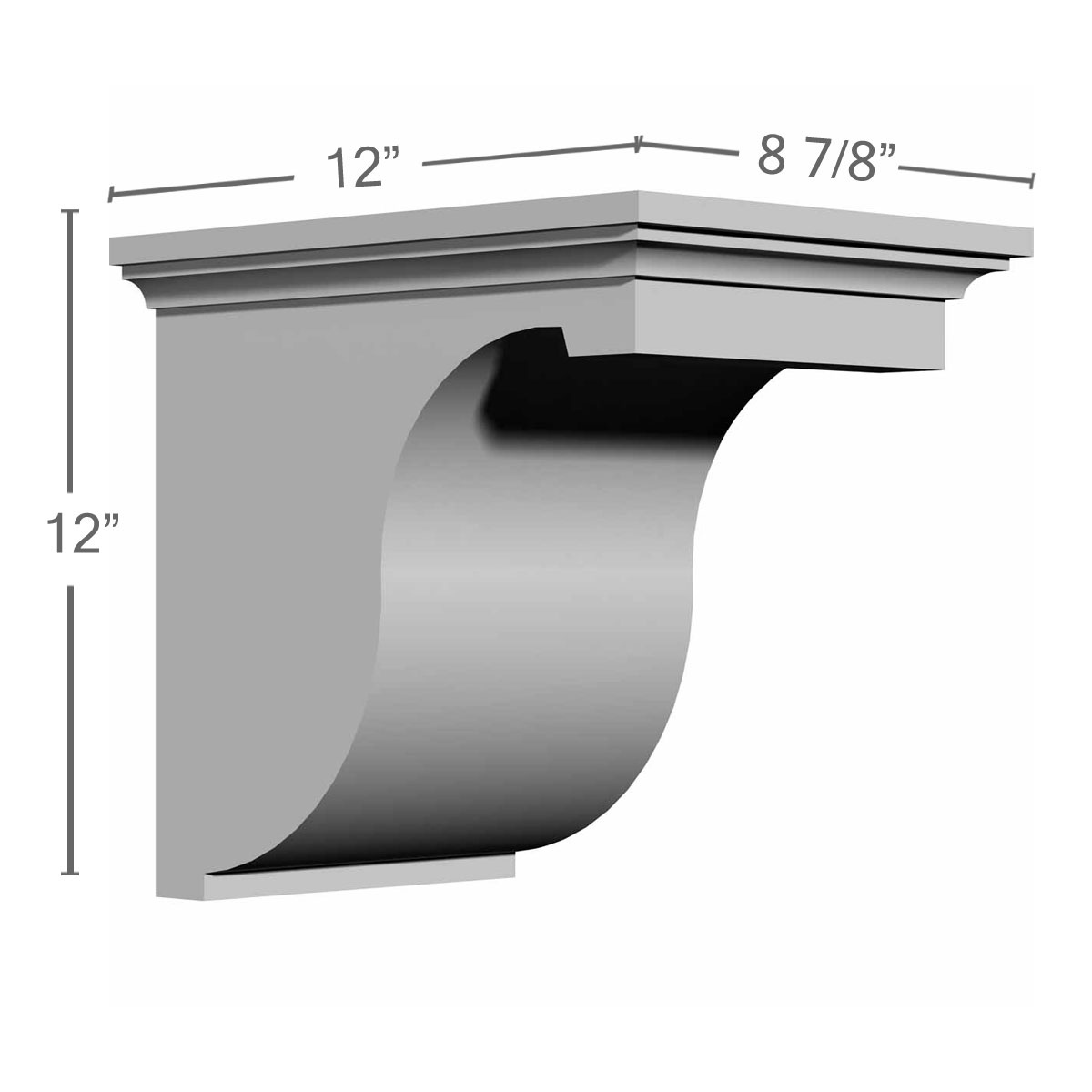 exterior brackets - durable brackets for home exterior