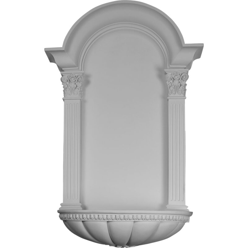 Fluted Ceiling Dome with decorative trim - Ceiling Decor - More Than ...