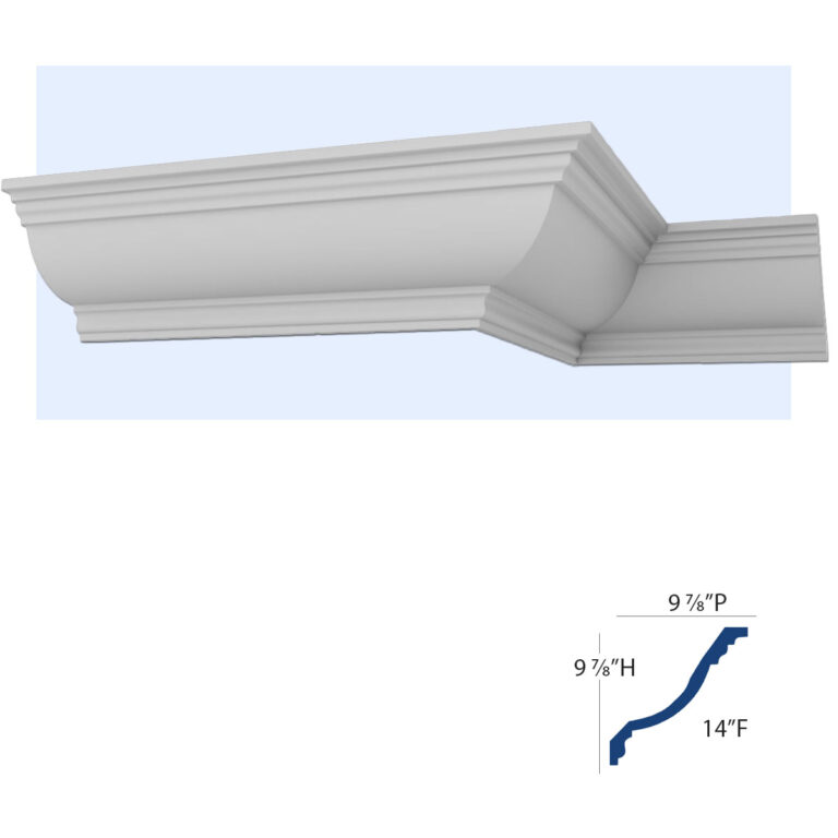 Large Simple Crown Molding - Crown Molding - More Than Moldings