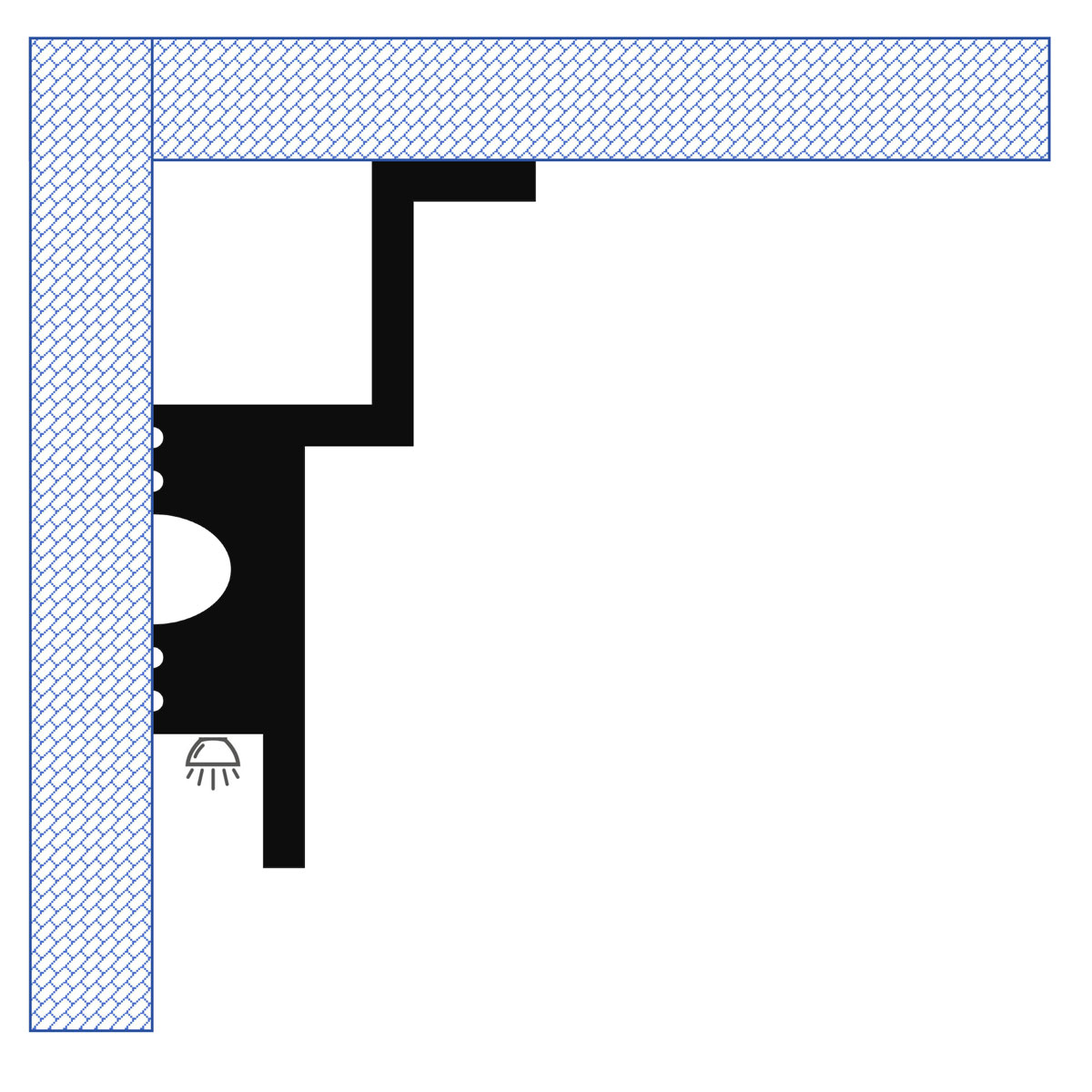 New York 3 Step Crown Molding - Molding for Indirect Lighting