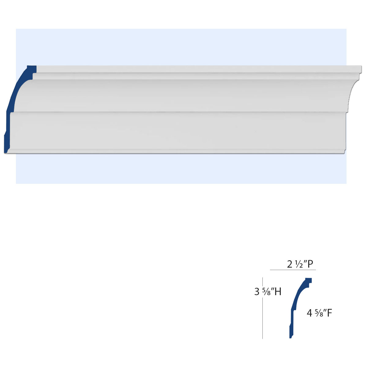 2 Step Cove Molding - Clean Line Crown Molding
